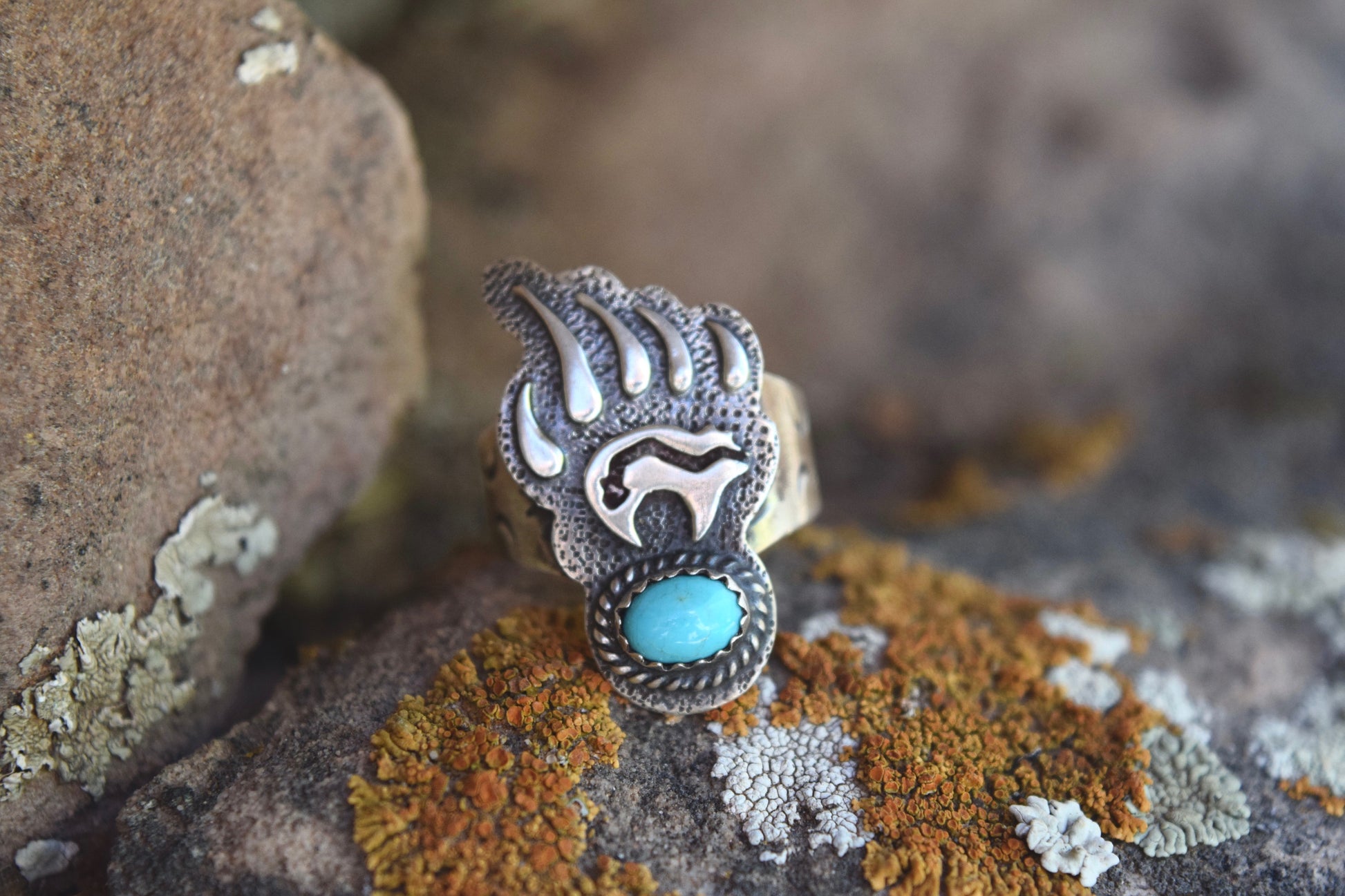 BEAR CLAW RING FROM THE RODGERS COLLECTION – Chaco Canyon Trading