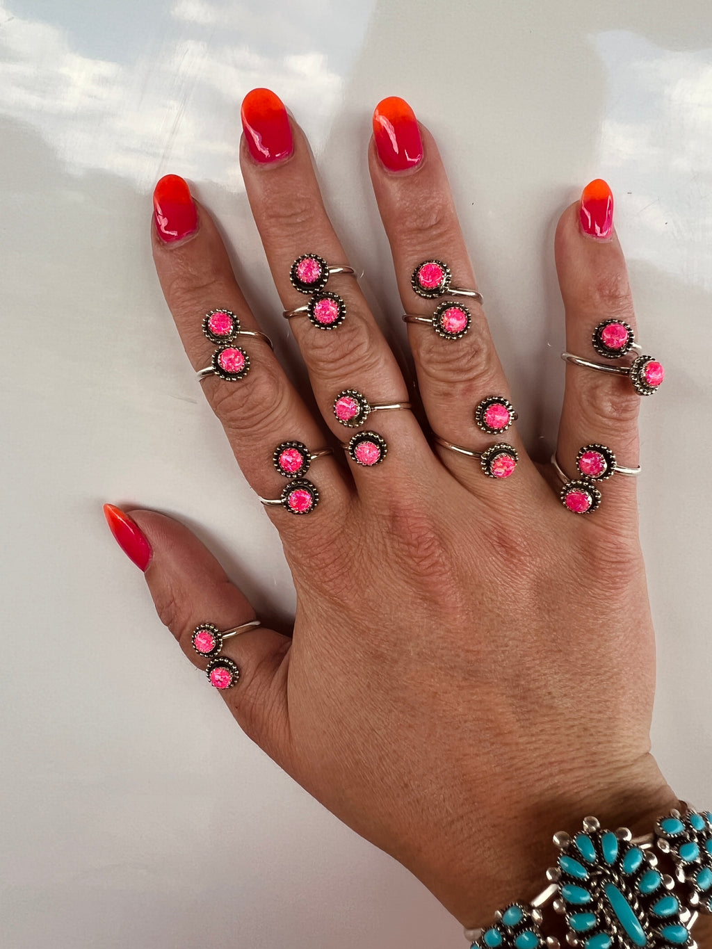 Howdy Barbie! Adjustable HOT Pink Ring – Chaco Canyon Trading