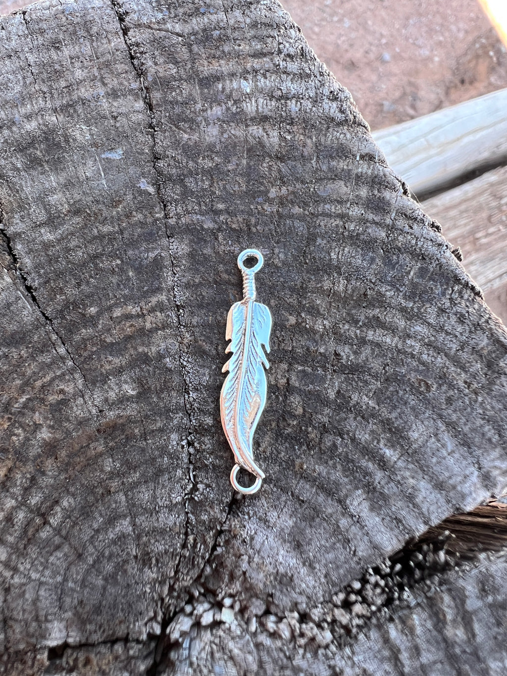 All Silver Hope Feather Body Charm – Chaco Canyon Trading