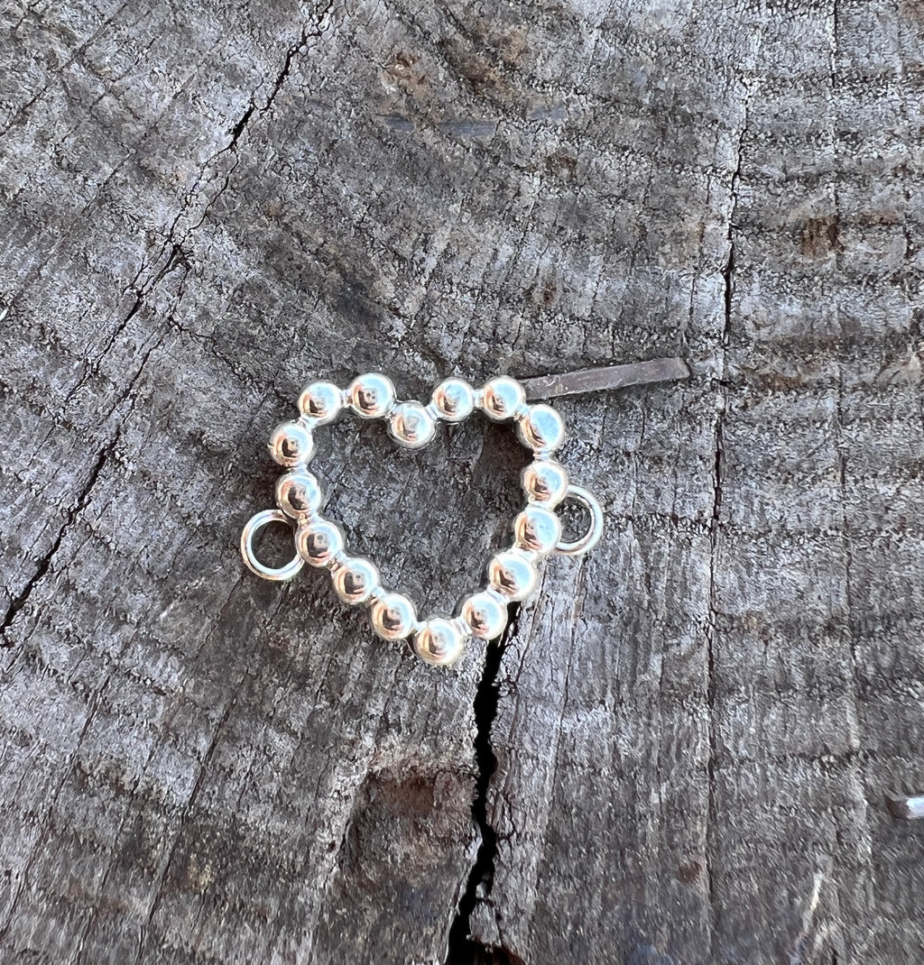 All Silver Heart Body Charm – Chaco Canyon Trading