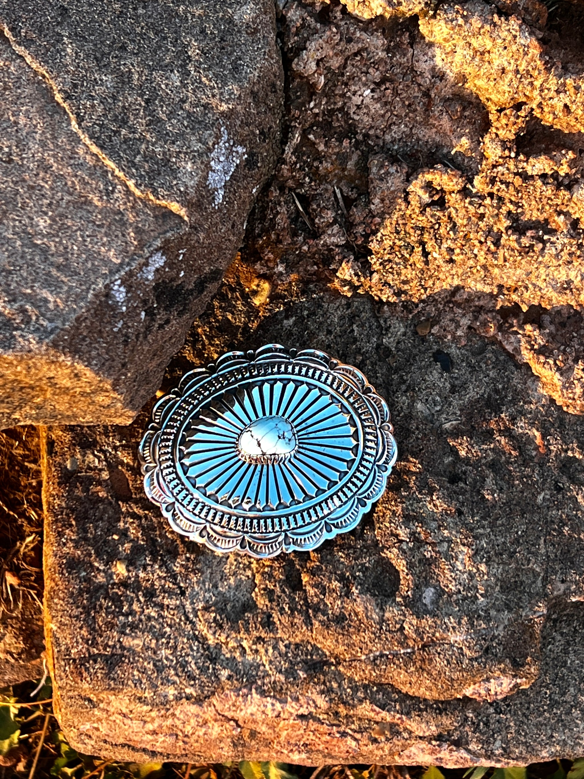 Rodgers Collection Dry Creek Turquoise Belt Buckle